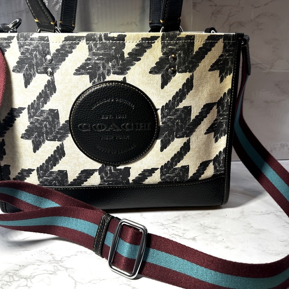 Coach | Bags | Coach Dempsey Carryall In Houndstooth | Poshmark